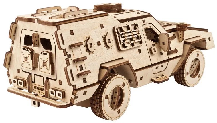Ugears 3D dřevěné mechanické puzzle Dozor-B Combat Vehicle