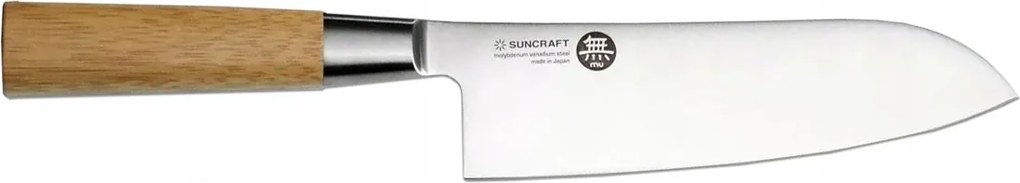 Japonský nůž Santoku 167 mm Senzo Mu Bamboo od společnosti Suncraft