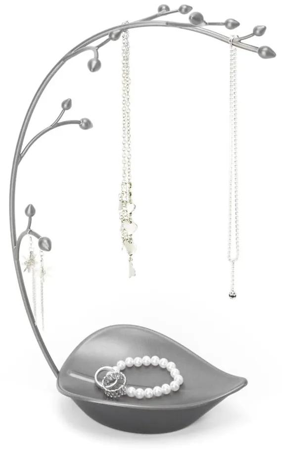 Stojánek ve stříbrné barvě na šperky Umbra Orchid