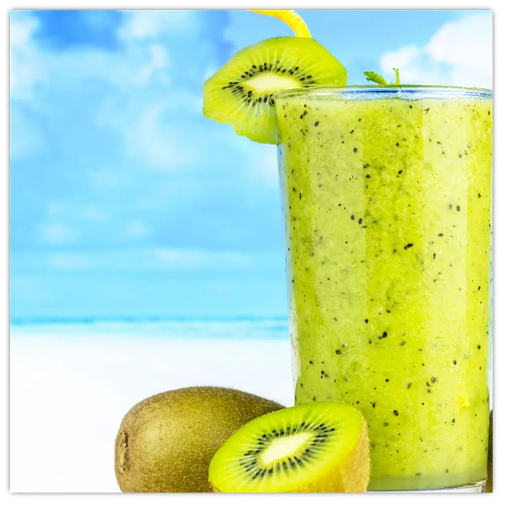 Obraz - kiwi smoothie (30x30 cm)