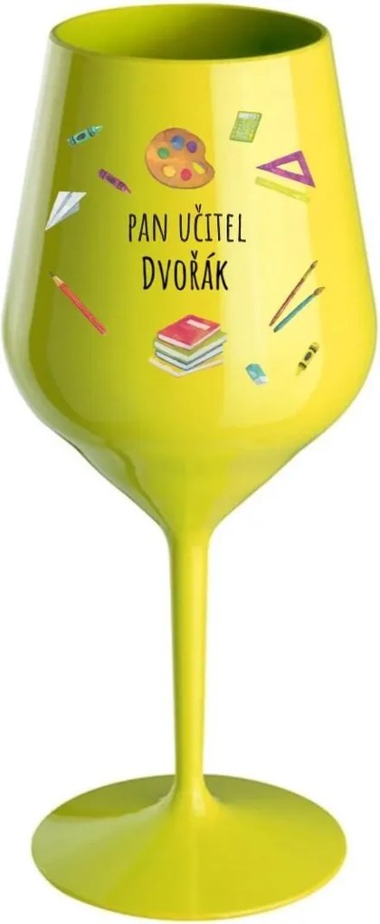 Personalizovaná nerozbitná sklenice pro paní učitelku/pana učitele (pomůcky)