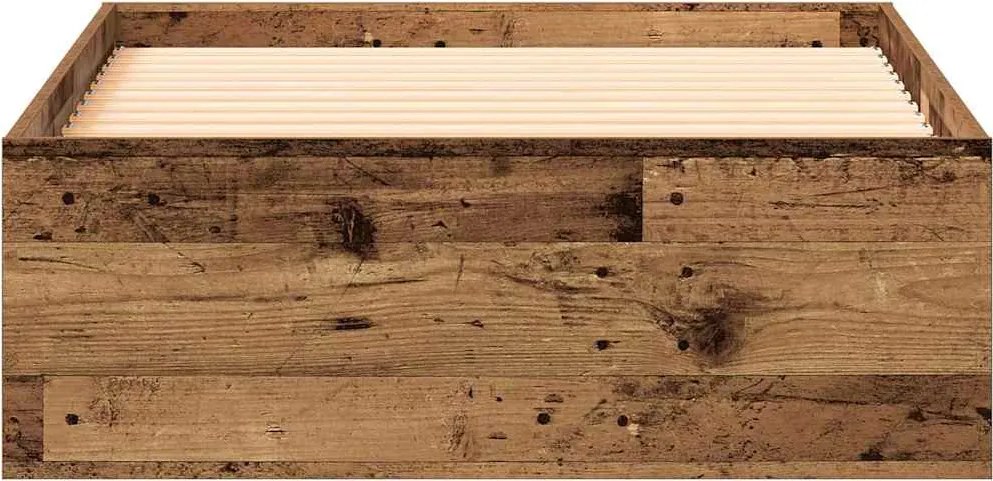 Rám postele Staré dřevo 90 x 190 cm Kompozitní dřevo 3333990