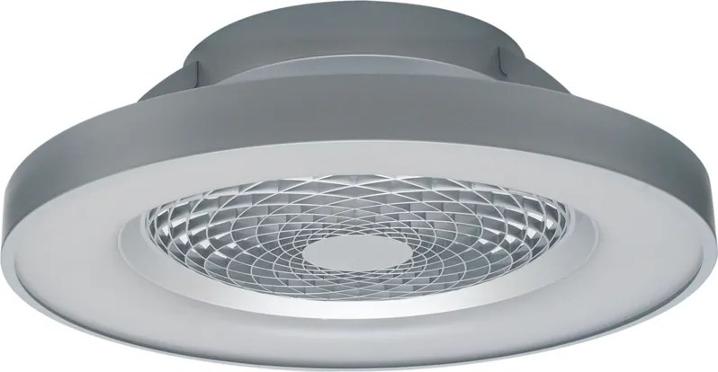 Mantra Tibet, stropní svítidlo s ventilátorem a dálkovým ovladačem, LED 70W 2700K-5000K, stříbrná, průměr 65cm