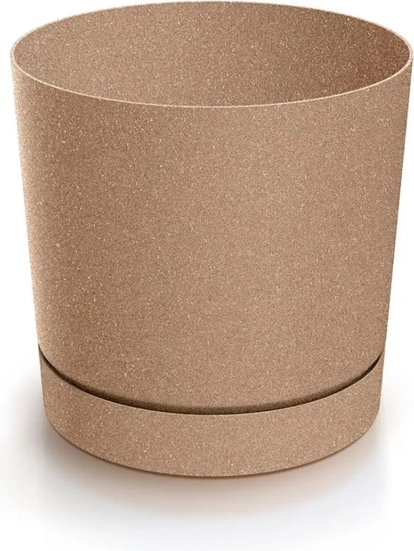 PRO Květináč TUBO P ECO WOOD naturo 14,7cm