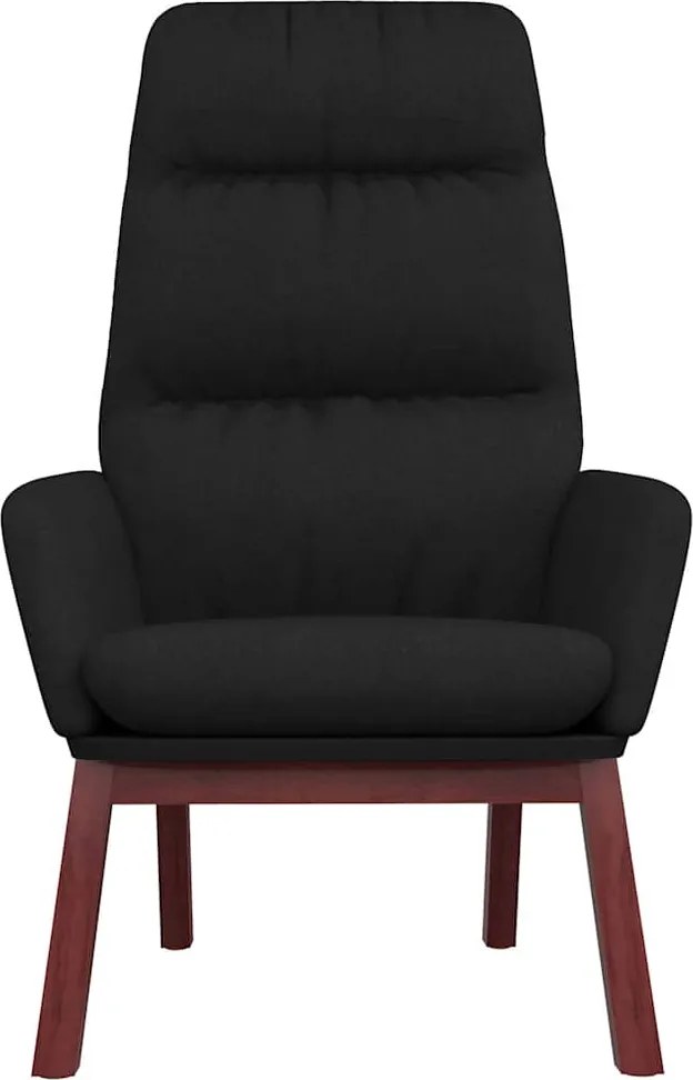 Relaxační křeslo černé textil 341165