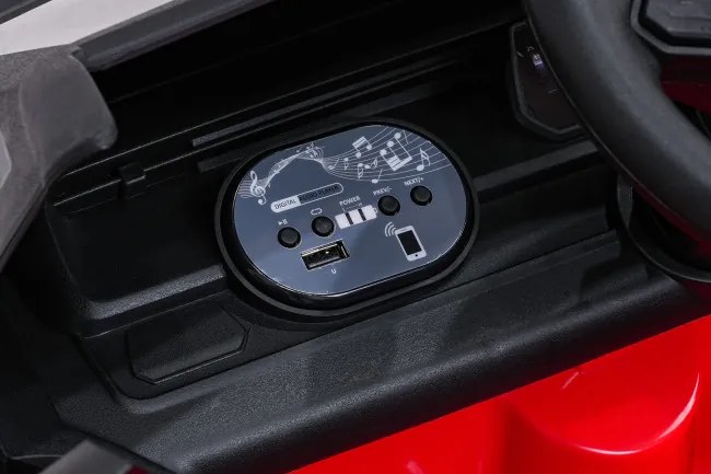 Elektrické autíčko Volkswagen ID BUZZ červené