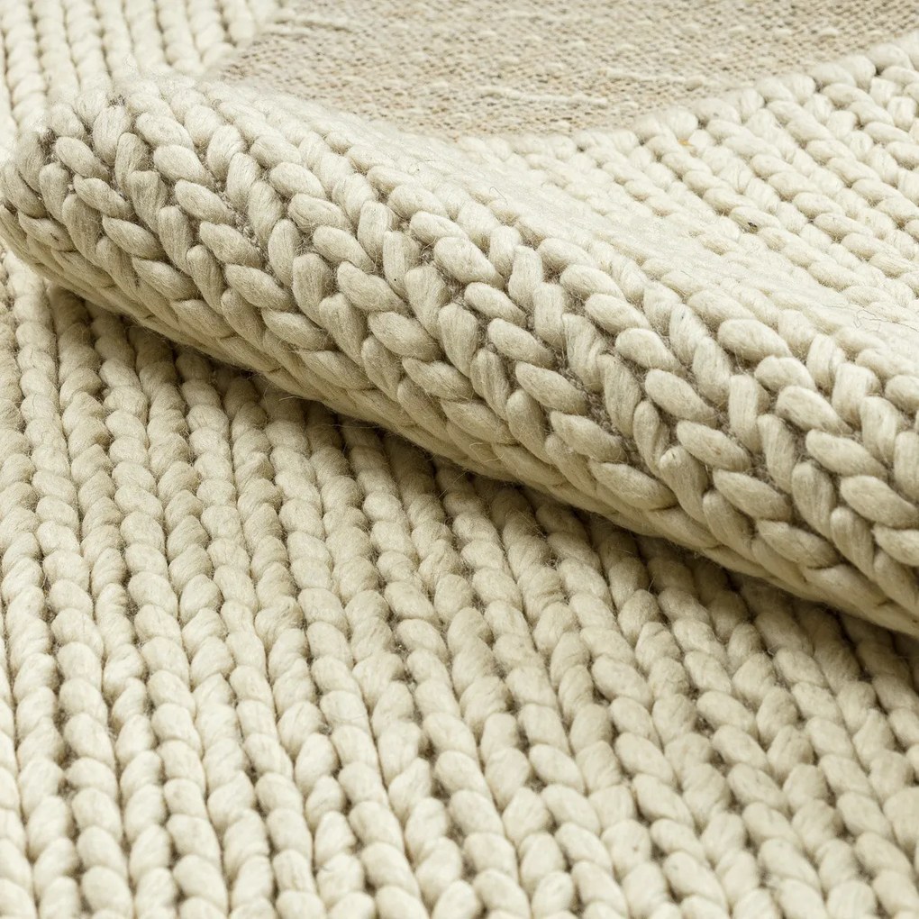 Dywany Łuszczów, Kusový koberec Tahar 99004B cream, 120x180, bílá, ložnice