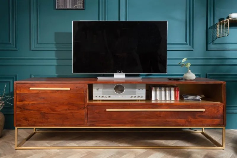 Designový TV stolek dřevěný/masivní – Massimo