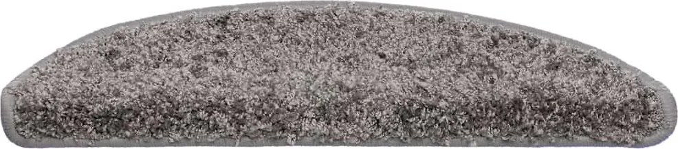 Schodové rohože 30 ks 56 x 17 x 3 cm šedé, půlkulaté 3365799
