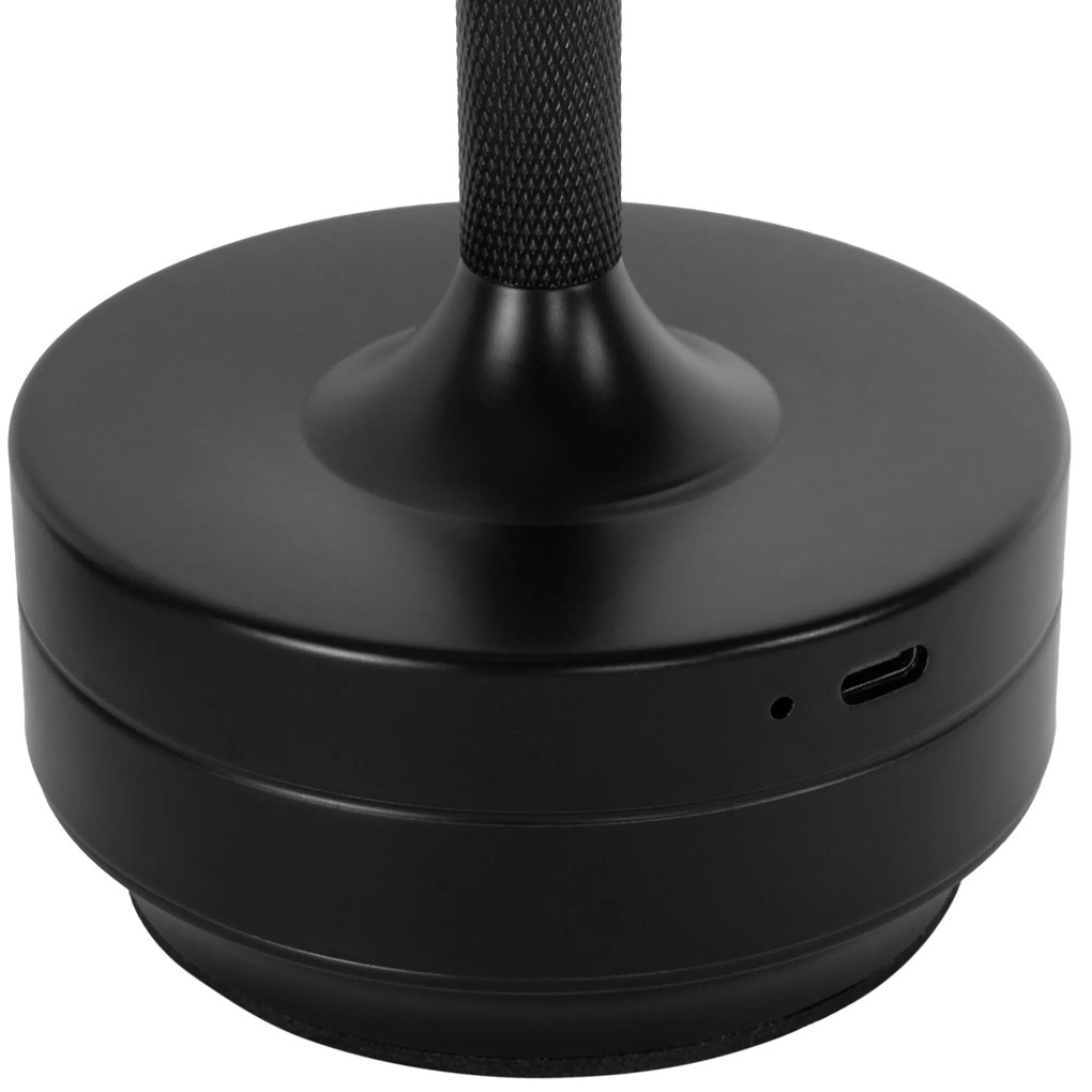 Toolight Toolight, bezdrátová USB dotyková noční lampa APP1371-T, černá matná, OSW-08635