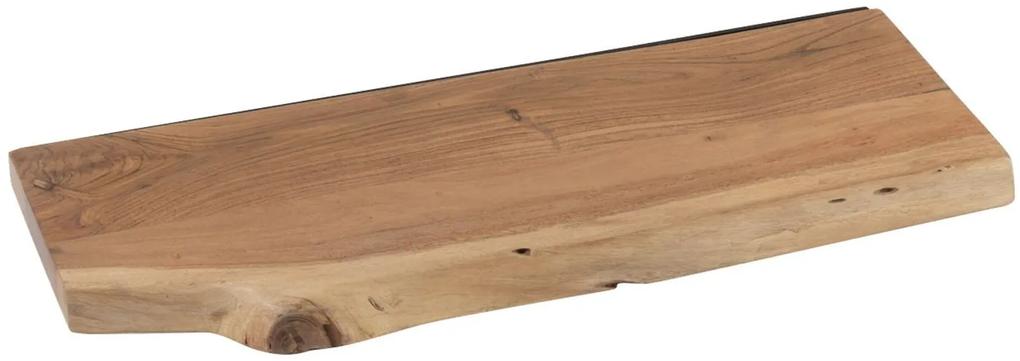 Nástěnná dřevěná police z akáciového dřeva Gerard Acacia S - 70*27*4cm
