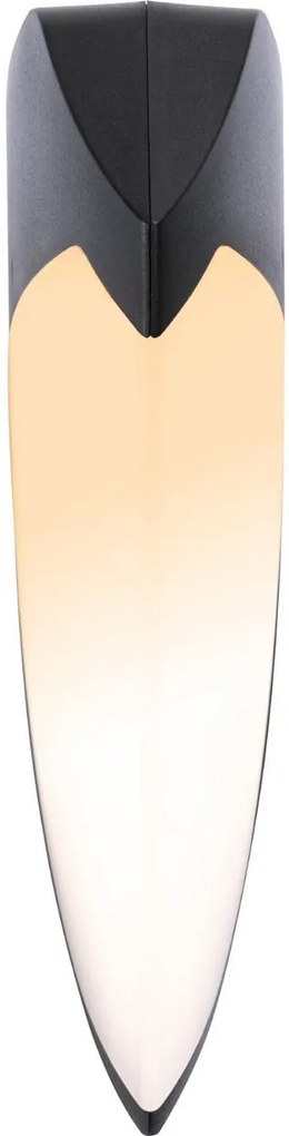 P 94516 LED venkovní nástěnné svítidlo Smart Home Zigbee Ikosea neláká hmyz IP44 50x203mm CCT 4,4W 230V antracit umělá hmota - PAULMANN