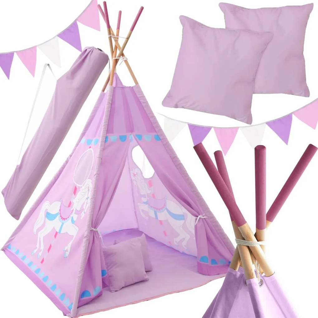 Dětský stan Teepee CAROUSEL