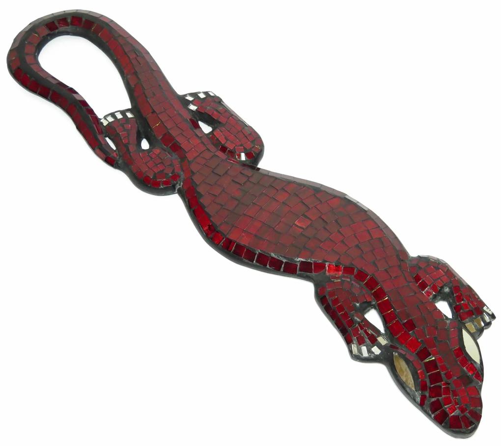 Gekon ještěr červený (rudý) 15cm×60cm | BIANO