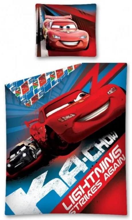 Dětské povlečení CARS červené Rozměr povlečení: 80 x 80 cm | 135 x 200 cm