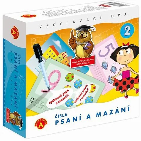 ALEXANDER Hra Psaní a mazání 2 didaktické hry *SPOLEČENSKÉ HRY* 29000737