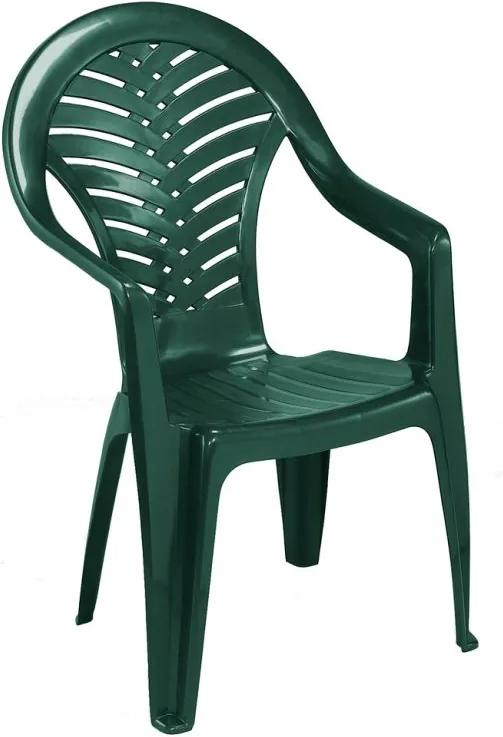 Tradgard OCEÁN židle vysoká - zelená