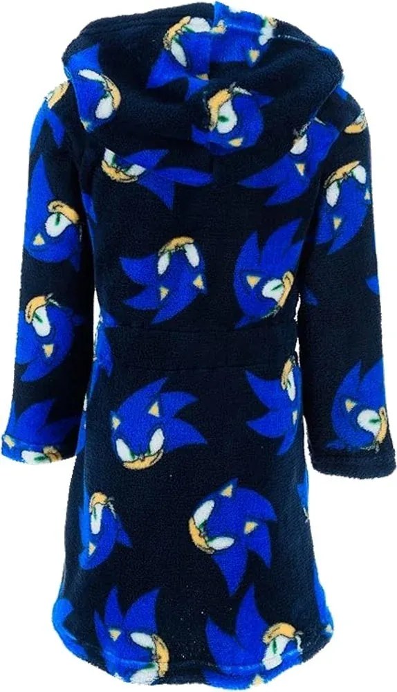 Chlapecký župan s kapucí Ježek Sonic, EU 128 Černá