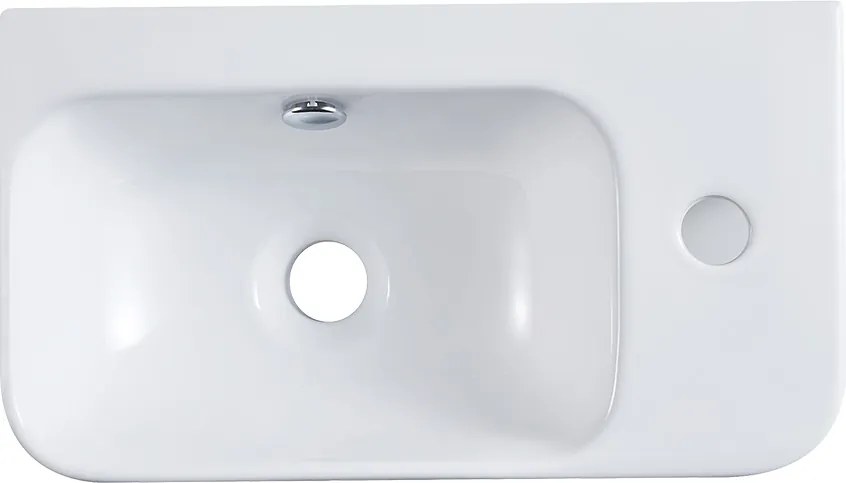 Mereo, Mereo Umyvadlo s otvorem pro baterii 45 cm, MER-VSD30P