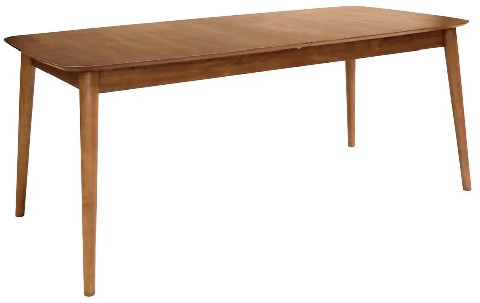 Rozkládací jídelní stůl s přídavnou deskou v dekoru ořechu 90x180 cm Montreux – Actona