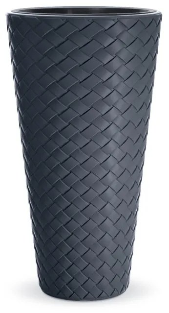 PROSPERPLAST Květináč - MATUBA SLIM Průměr: 30 cm, Barva: antracit