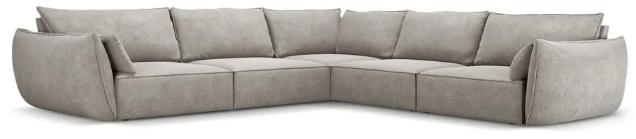 Světle šedá rohová pohovka (variabilní) Vanda – Mazzini Sofas