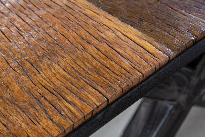 Noble Home Přírodní dřevěný jídelní stůl Barracuda