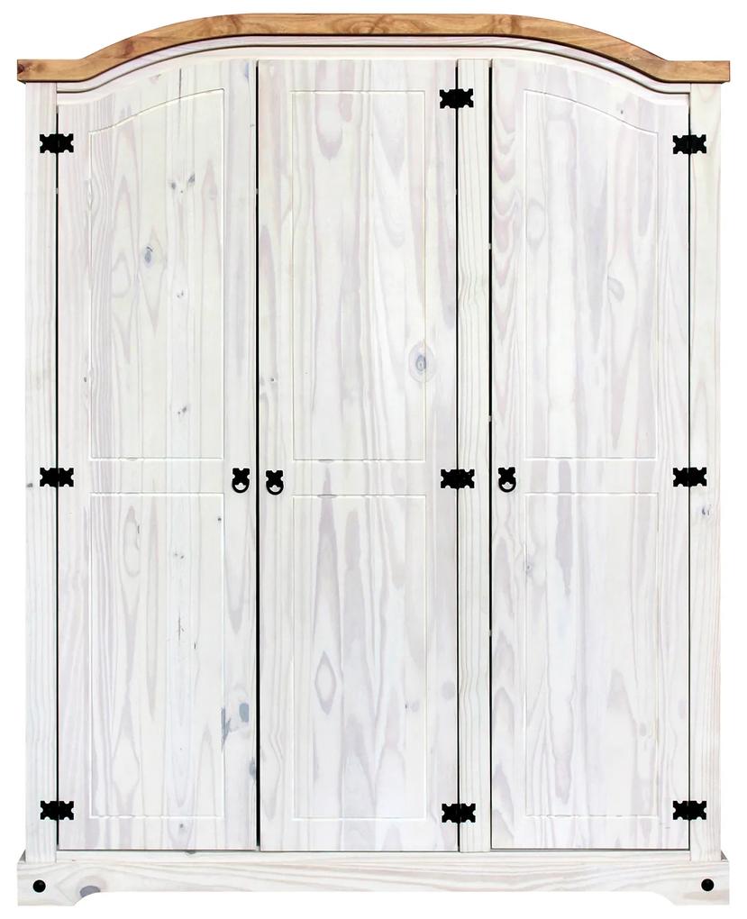 IDEA Nábytek s.r.o. Skříň 3-dveřová CORONA barevné provedení: Bílá