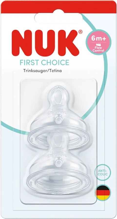 Savička Flow First Choice Control Nuk 6+ m 2 ks