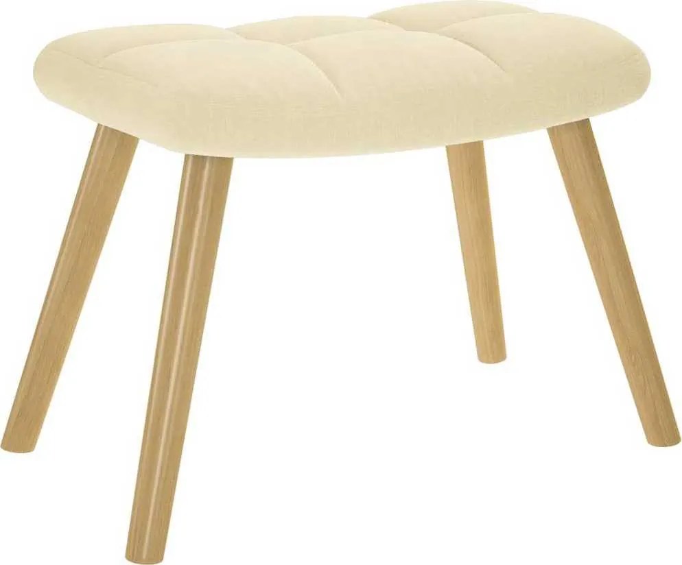 vidaXL Relaxační křeslo s podnožkou textil [4016785] Barva: Hnědá