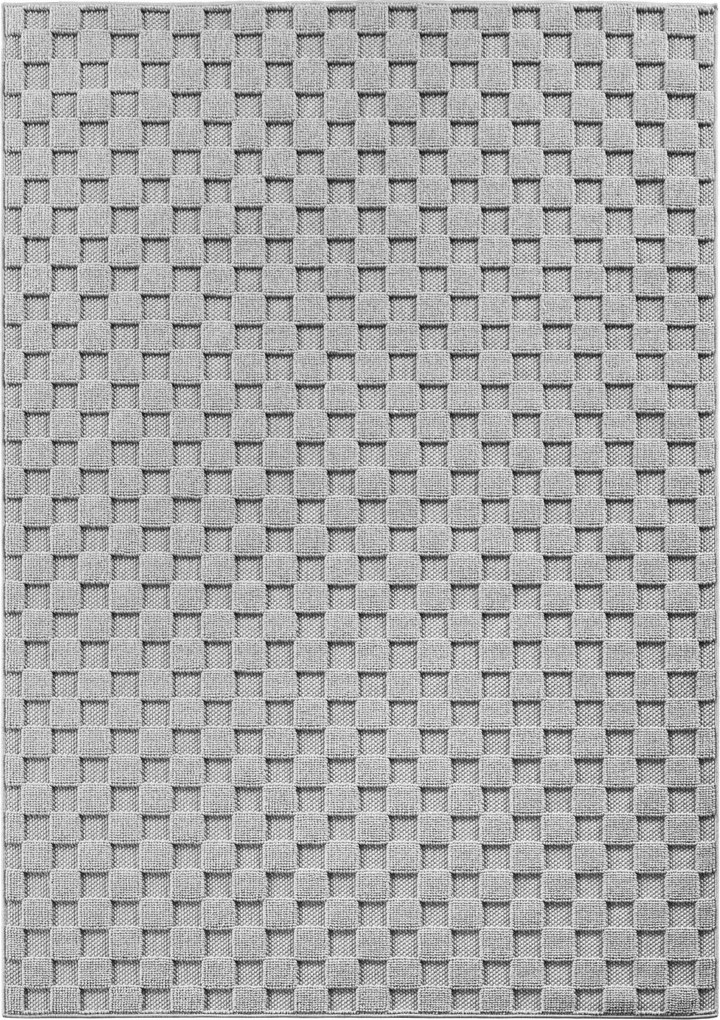 Ayyildiz, Kusový koberec Helix 2203 silver, 60x110, šedá, chodba / předsíň