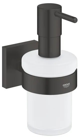 Grohe Start Cube Dávkovač tekutého mýdla s držákem, černá mat 410982430