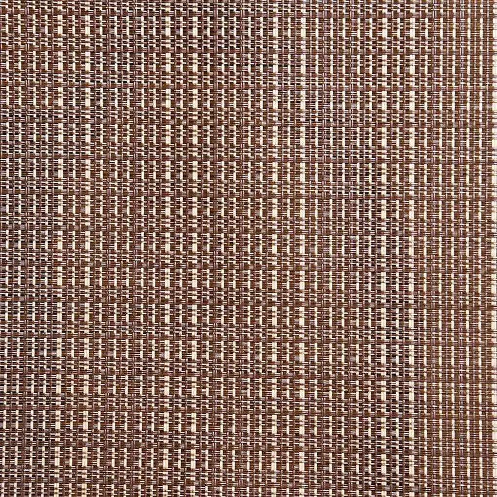Zahradní otočné židle 2 ks textilen a ocel hnědé 312278