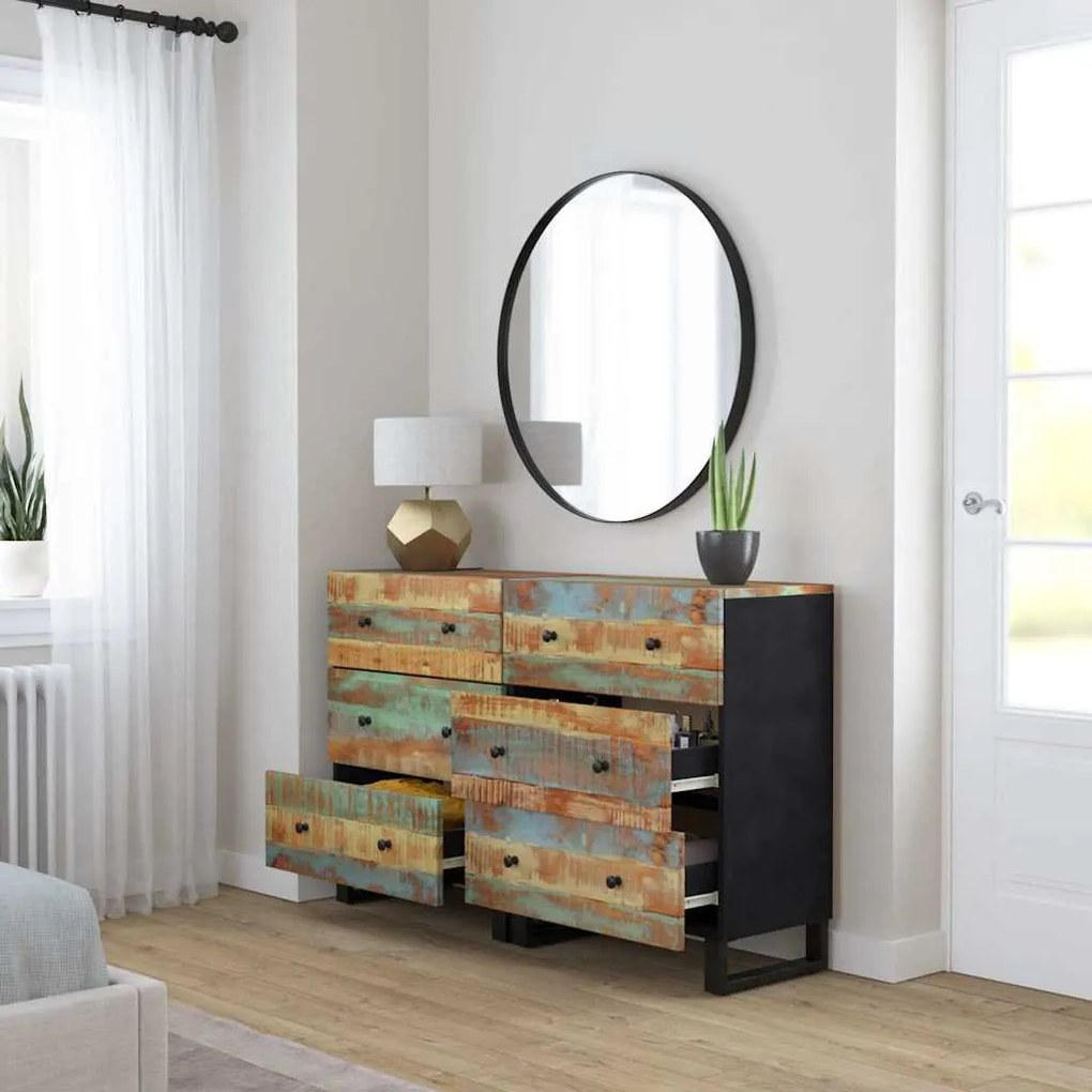 Příborníky 2 ks 60 x 33 x 75 cm masivní recyklované dřevo 3143637