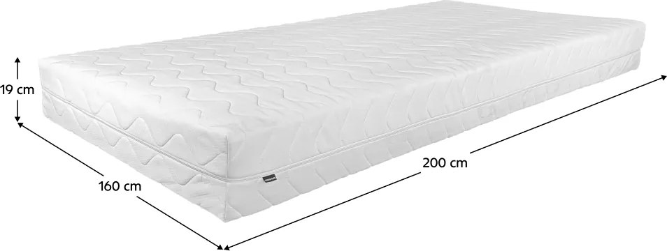 Matrace, taštičková, 160x200 cm, HUNTY