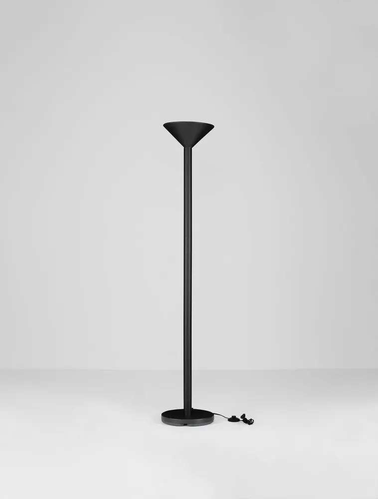 Matně černá kovová stojací lampa (výška 165 cm) Tazu – Nova Luce