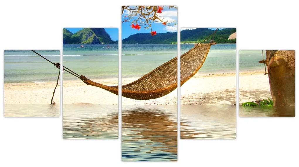 Obraz - Relax na pláži (125x70 cm)