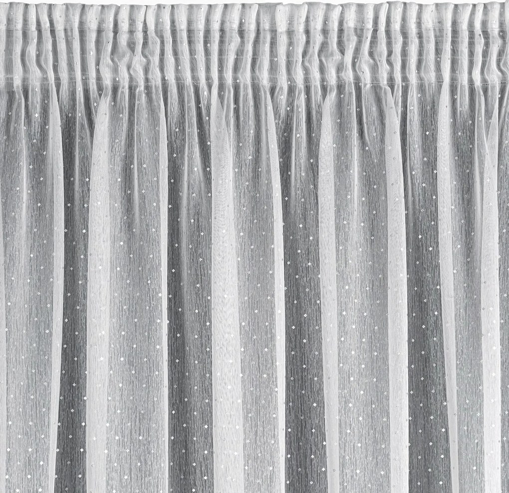 ZÁCLONA NA PÁSCE SIBEL 300 CM X 250 CM CM BÍLÁ