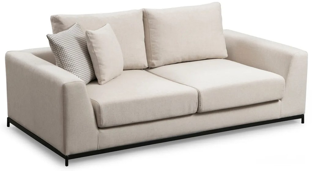 Hanah Home Dvoumístná pohovka LINE béžová 201 cm 560ARE1317