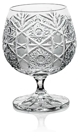Bohemia Crystal Ručně broušená sklenice Razno na brandy a koňak 250ml