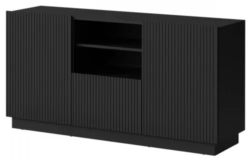 Komoda Ceroza 150 2D1SZ, Barva: černá