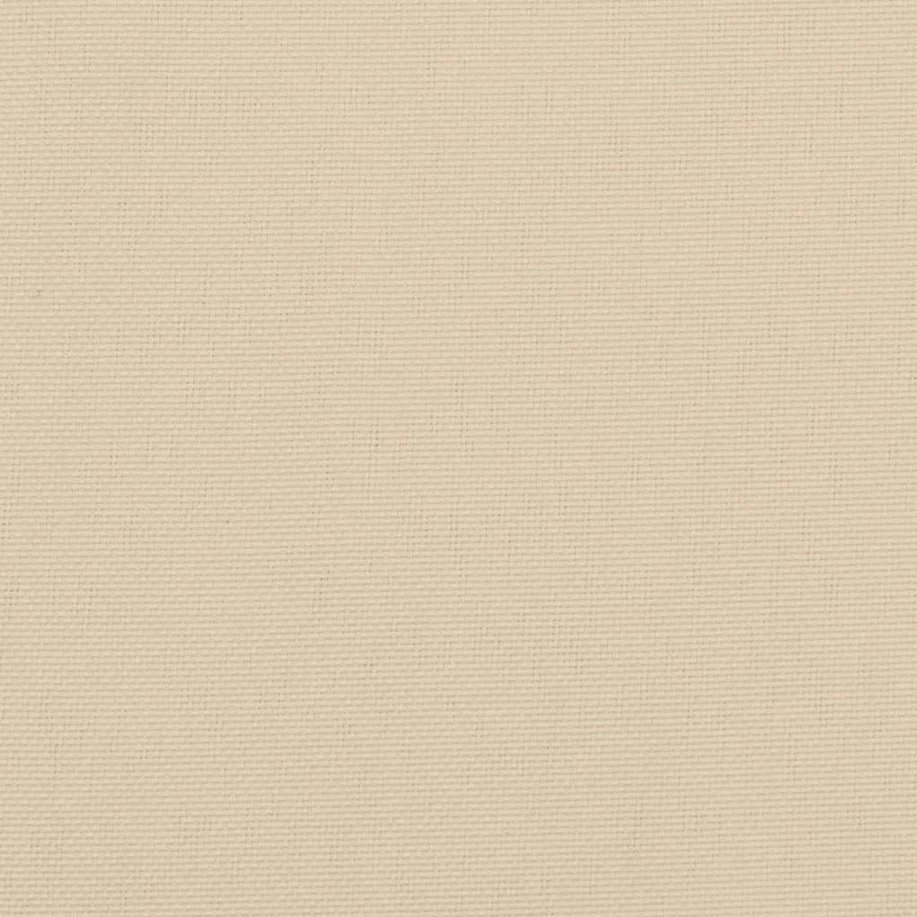 Poduška na lehátko béžová 200 x 70 x 3 cm oxfordská látka 314221