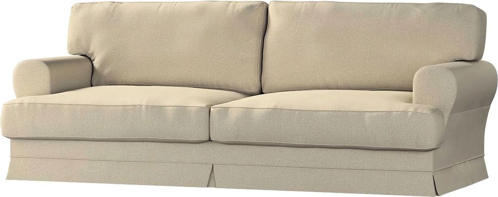 Potah na pohovku IKEA Ekeskog rozkládací barva béžová látka pletený vzor