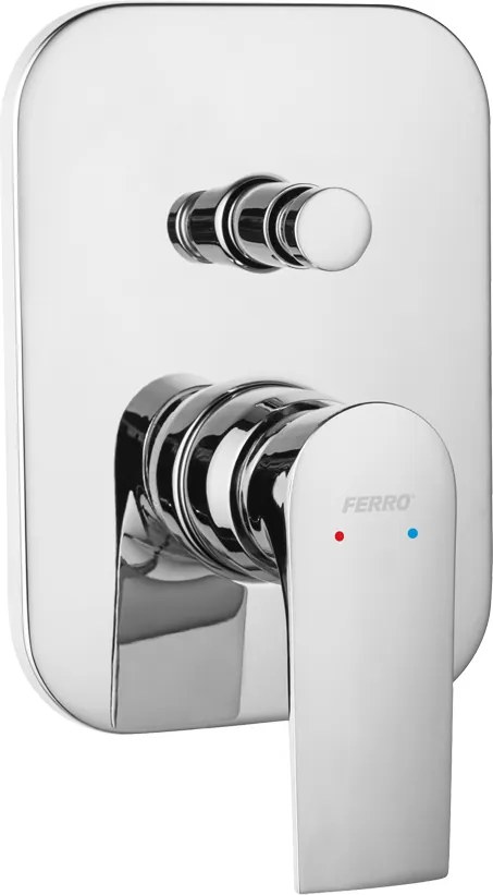 Ferro Algeo Square Sprchová podomítková baterie, chrom, 82050R,0