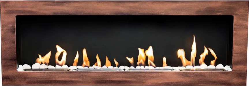 BIO FLAME biokrb Easy L Open Patina Měď 115x40 cm