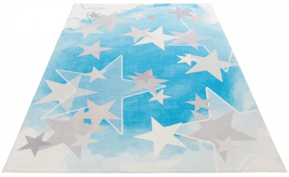 Obsession koberce Dětský kusový koberec Stars 410 blue ROZMĚR: 120x170