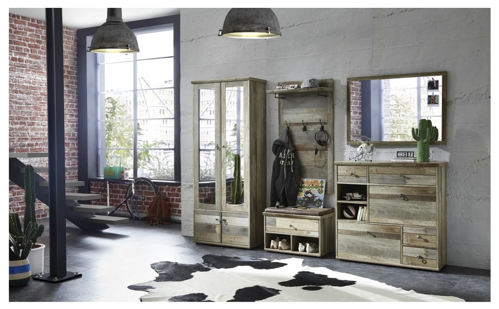 Sconto Předsíňový panel BONANZA driftwood