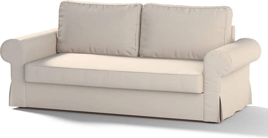 Potah na pohovku IKEA Backabro, 3-místná, rozkládací barva béžová látka pletený vzor