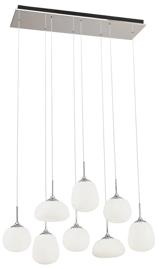 Redo 01-2082 závěsné svítidlo Kiwi chrom, 8L, G9, 68cm