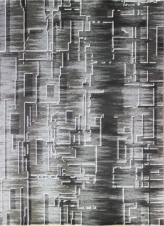 Berfin Dywany Kusový koberec Dizayn 2219 Grey - 80x150 cm